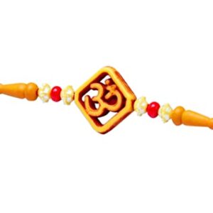 AVN GROUP Set of 2 Rakhi for Brother Om Design Rakhi/ Beads Rakhi for Brother Raksha Bandhan Gift for Brother