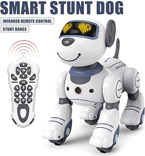 ZWXC Remote Controlled Dog Toy for Child, Interactive Dance Dog Robot Remote Control, Spilled Support, Dancing with Music