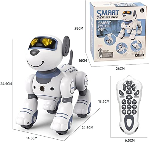 ZWXC Remote Controlled Dog Toy for Child, Interactive Dance Dog Robot Remote Control, Spilled Support, Dancing with Music