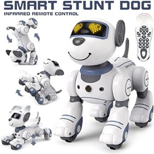 ZWXC Remote Controlled Dog Toy for Child, Interactive Dance Dog Robot Remote Control, Spilled Support, Dancing with Music