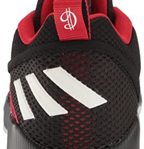 adidas Unisex Dame Certified Basketball Shoe, Better Scarlet/White/Black, 13 US Men