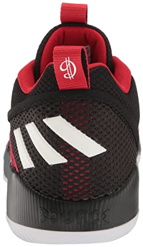 adidas Unisex Dame Certified Basketball Shoe, Better Scarlet/White/Black, 13 US Men