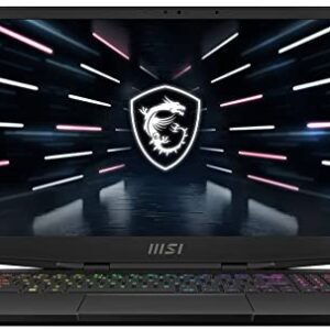 MSI Stealth GS77 17.3" 120Hz 4K UHD IPS Gaming Laptop (Intel i9-12900H 14-Core, 64GB DDR5, 2x8TB PCIe SSD RAID 0 (16TB), GeForce RTX 3080 Ti 16GB, Per Key RGB Backlit, Killer WiFi 6E, Win11Pro) w/Hub