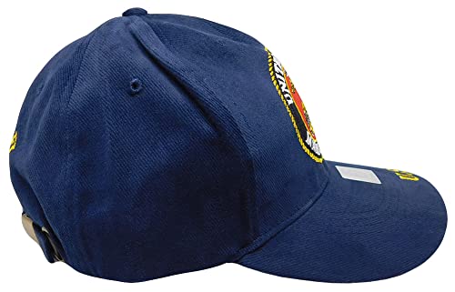 United States Marine Corps Marines Semper Fi U.S.M.C Navy Blue Cotton Adjustable Embroidered Baseball Hat Cap Officially Licensed CP00301