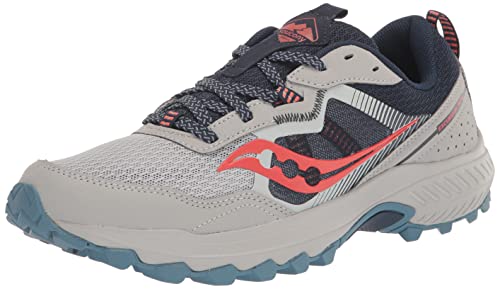 Saucony Women's Excursion TR16 Hiking Shoe, Concrete/Night, 9 Wide