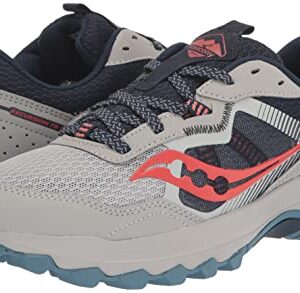 Saucony Women's Excursion TR16 Hiking Shoe, Concrete/Night, 9 Wide