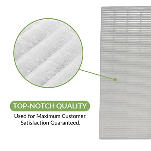 Homeland Goods True HEPA Replacement Filter S, Compatible with Winix C545 Air Purifier, Replaces Winix S Filter 1712-0096-00, H13 Grade 1 True HEPA Filter + 4 Activated Carbon Filters (1)