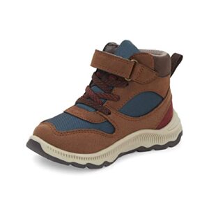 oshkosh b'gosh boy's shaye fashion boot, brown, 12 little kid