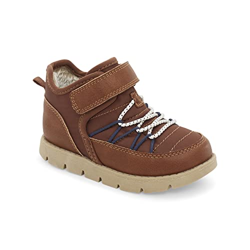 OshKosh B'Gosh Boy's Allister Fashion Boot, Brown, 11 Little Kid