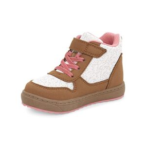 oshkosh b'gosh girls victoria fashion boot, tan, 7 toddler