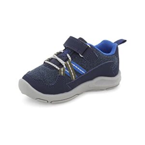 oshkosh b'gosh boy's loopy sneaker, blue, 8 toddler