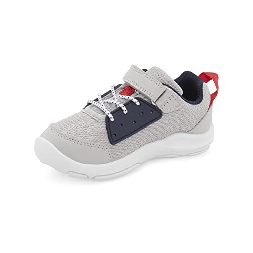 OshKosh B'Gosh Boy's Jago Sneaker, Grey, 8 Toddler