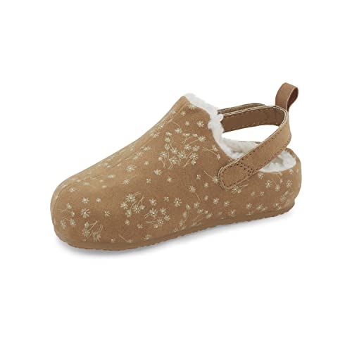 OshKosh B'Gosh Girls Mula Clog, Brown, 4 Toddler