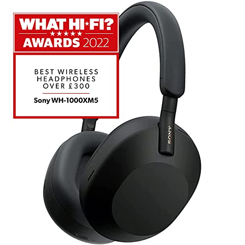 Sony Noise Canceling Wireless Headphones - 30hr Battery Life - Over-Ear Style - Optimized for Alexa and Google Assistant - Built-in mic for Calls - WH-1000XM5B.CE7 - Limited Edition - Charcoal Black