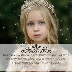 Yean Crystal Tiaras and Crowns Girls Princess Crowns Birthday Party Crowns Rhinestone Costume Tiara Headband Hair Accessories for Women and Girls