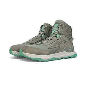 ALTRA Women's AL0A7R7H Lone Peak Hiker 2 Trail Shoe, Gray/Green - 8.5 M US