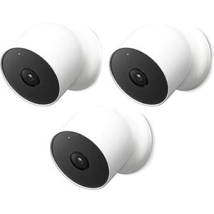 google nest nest cam 2 megapixel outdoor full hd network camera - color - 3 pack