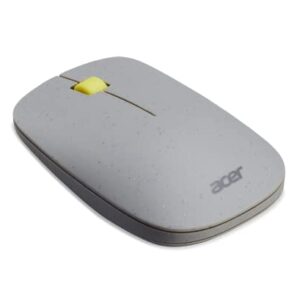 Acer Vero 3 Button Mouse | 2.4GHz Wireless | 1200DPI | Made with Post-Consumer Recycled (PCR) Material | Certified Works with Chromebook | Gray