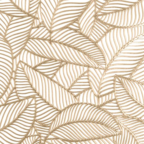 Home Details Leaf Laser Cut Table Runner | Kitchen | Dining Room | Place Setting | Décor | Gold