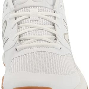 New Balance Men's Fresh Foam 3000 V6 Turf-Trainer Baseball Shoe, White/White/Gum, 9.5