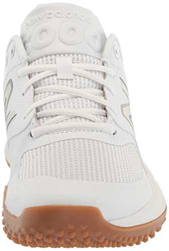 New Balance Men's Fresh Foam 3000 V6 Turf-Trainer Baseball Shoe, White/White/Gum, 9.5