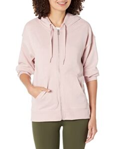 calvin klein performance women's eco french terry hoodie, secret, medium