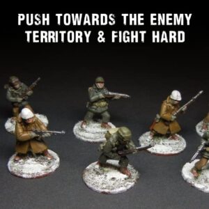 Wargames Delivered - US Army Veterans Squad (Winter) - 28mm Miniatures Includes 10 Metal Infantry in Winter Gear, Supported Group with Digital Bundle - Action Figures Model Kit by Warlord Games