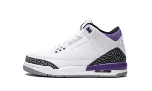 jordan youth air 3 retro gs dm0967 105 dark iris - size 4.5y