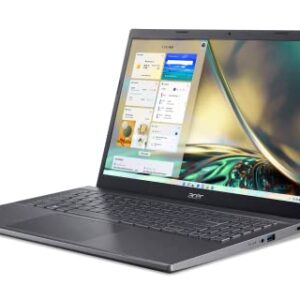 Acer Aspire 5 A515-57-53T2 Slim Laptop | 15.6" Full HD IPS Display | 12th Gen Intel Core i5-1235U | 8GB DDR4 | 512GB NVMe SSD | 802.11ax Wi-Fi 6 | Thunderbolt 4 | Backlit Keyboard | Windows 11 Home