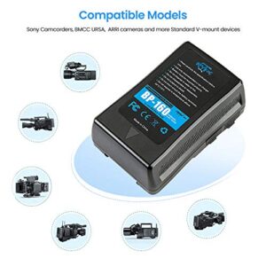 REYTRIC 190Wh and 154Wh V Mount/V-Lock Battery Series with Two D-Tap Charger 13400mAh and 10400mAh