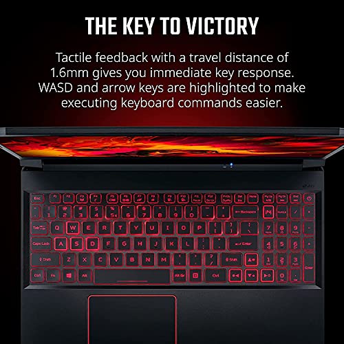 Acer Nitro 5 Gaming Laptop, AMD Ryzen 7 5800H (8-Core, Bests i7-12800H) | GeForce RTX 3060 Graphics |15.6" FHD 144Hz IPS Display | 32GB DDR4 | 1TB NVMe SSD | WiFi 6 | RGB Backlit Keyboard