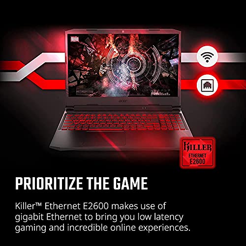 Acer Nitro 5 Gaming Laptop, AMD Ryzen 7 5800H (8-Core, Bests i7-12800H) | GeForce RTX 3060 Graphics |15.6" FHD 144Hz IPS Display | 32GB DDR4 | 1TB NVMe SSD | WiFi 6 | RGB Backlit Keyboard