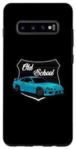 galaxy s10+ japanese tuner car, import racer, men's old school hot rod case