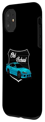 iPhone 11 Japanese Tuner Car, Import Racer, Men's Old School Hot Rod Case