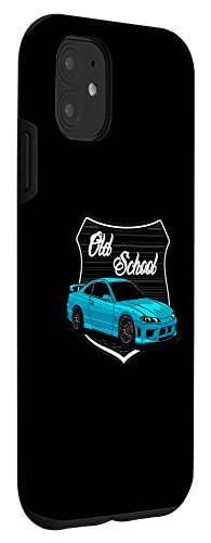 iPhone 11 Japanese Tuner Car, Import Racer, Men's Old School Hot Rod Case