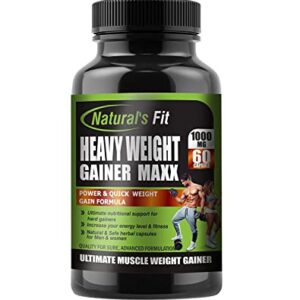 Drect Naturals Fit Weight Gainer, 60 Capsule, 1000 Mg