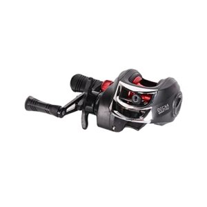 B Baosity Comfortable 2LB Carbon Fiber Drag 7.2:1 Magnetic Brakes Baitcaster Fishing Reel for Outdoor Sea Fishing, Right Hand