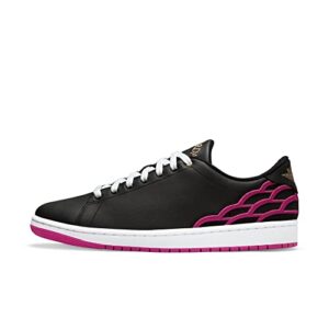 jordan mens air jordan 1 centre court shoes, black/mystic hibiscus-white, 10