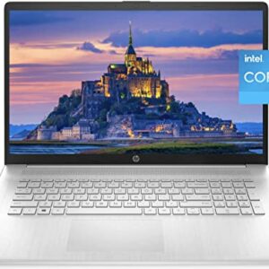 HP 2022 Newest 17.3" HD+ Laptop Computer, 11th Gen Intel Dual Core i3-1115G4 (Upto 4.1GHz, Beats i5-1030G7), 8GB RAM, 256GB NVMe SSD,UHD Graphic, Bluetooth, HDMI,Webcam, Windows 11 S+HubxcelAccessory