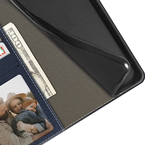 for Infinix Hot 10 Play Flip Cover, Magnetic Buckle Multicolor Business PU Leather Phone Case with Card Slot, for Infinix Smart 5 India 6.82 inches