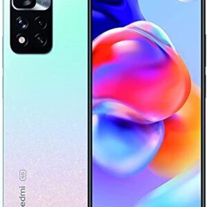 Xiaomi Redmi Note 11 Pro+ Plus 5G + 4G Volte 128GB 6GB RAM Factory Unlocked (GSM Only | No CDMA - not Compatible with Verizon/Sprint) w/Fast Car Charger Bundle - Star Blue