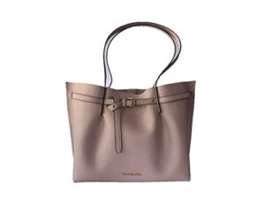 michael kors emilia large ew leather tote - powder blush