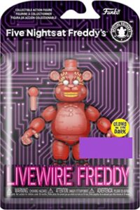 funko five nights at freddy's livewire freddy action figure plush (livewire freddy figure)