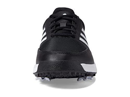 adidas Women's W TECH Response 3.0 Golf Shoe, core Black/FTWR White/Silver met, 7.5