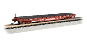 bachmann trains - 52' flat car - union pacific® #58259 - n scale