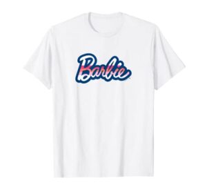 barbie - barbie stripe logo t-shirt