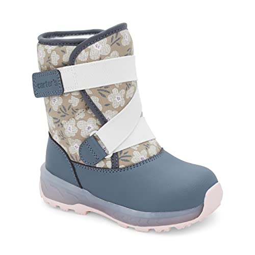 Carter's Girls Legolas Cold Weather Boot, Ivory, 12 Little Kid