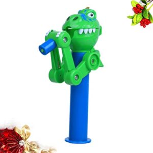 Totority Dinosaur Lollipop Robot, Fashion Dinosaur Shape Robot Cute Lollipop Candy Storage for Kids Girls Toddlers Boys