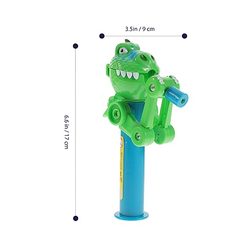 Totority Dinosaur Lollipop Robot, Fashion Dinosaur Shape Robot Cute Lollipop Candy Storage for Kids Girls Toddlers Boys