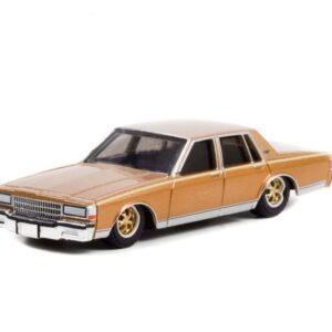 1985 Chevy Caprice, Custom Gold - Greenlight 63010C/48-1/64 Scale Diecast Model Toy Car